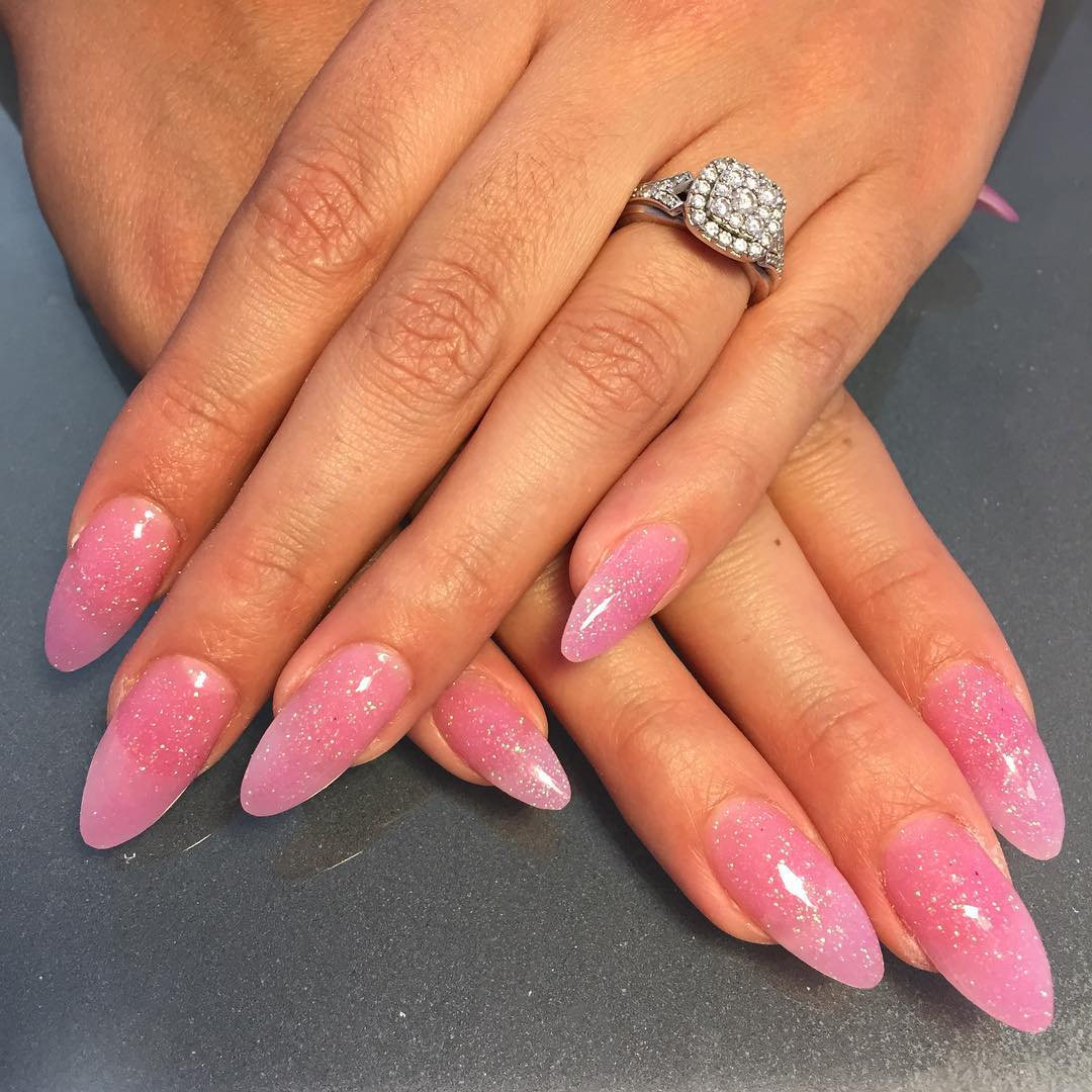 Pink Acrylic Nails Nail Designs