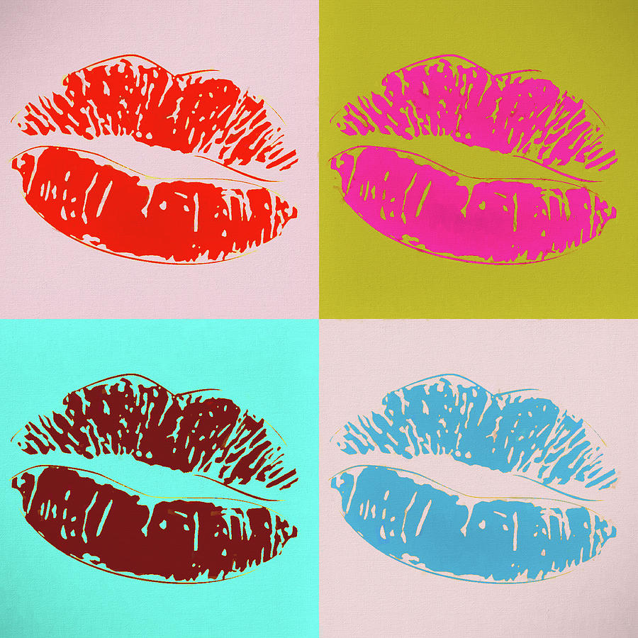 Pop Art Lips Painting Pistolholler