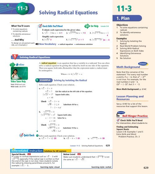 6 Steps In Solving Radical Equations Pdf Tessshebaylo