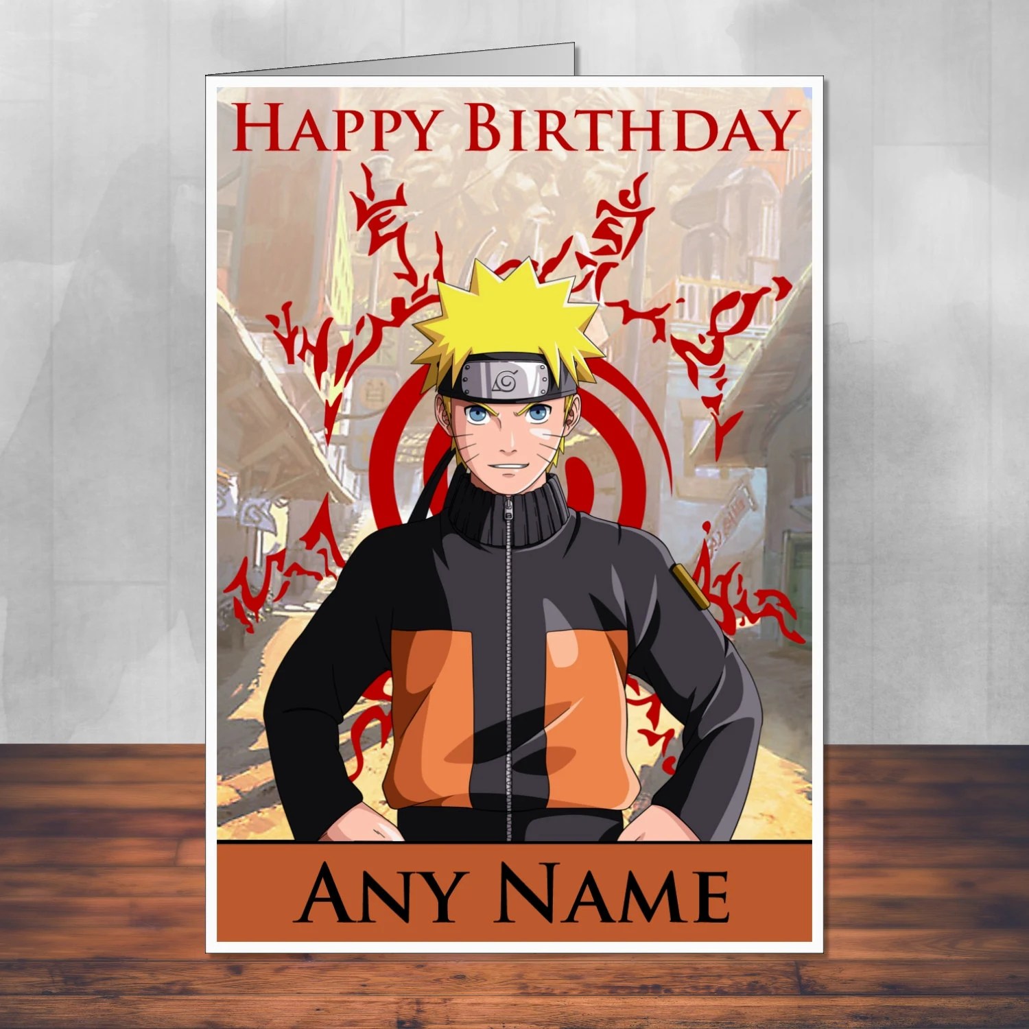 Naruto Birthday Card Printable