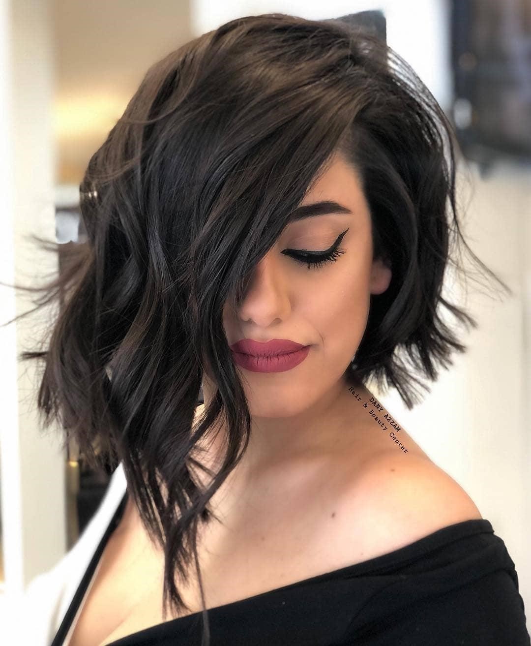 Asymmetrical Long Bob Rockwellhairstyles