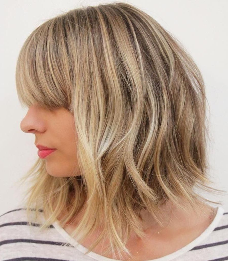 Shoulder Length Choppy Hairstyles For Thick Hair Waypointhairstyles