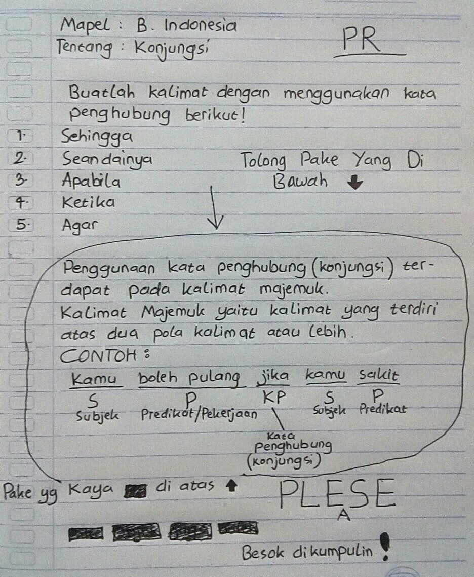 Contoh Kalimat Yang Menggunakan Kata Penghubung Homecare24