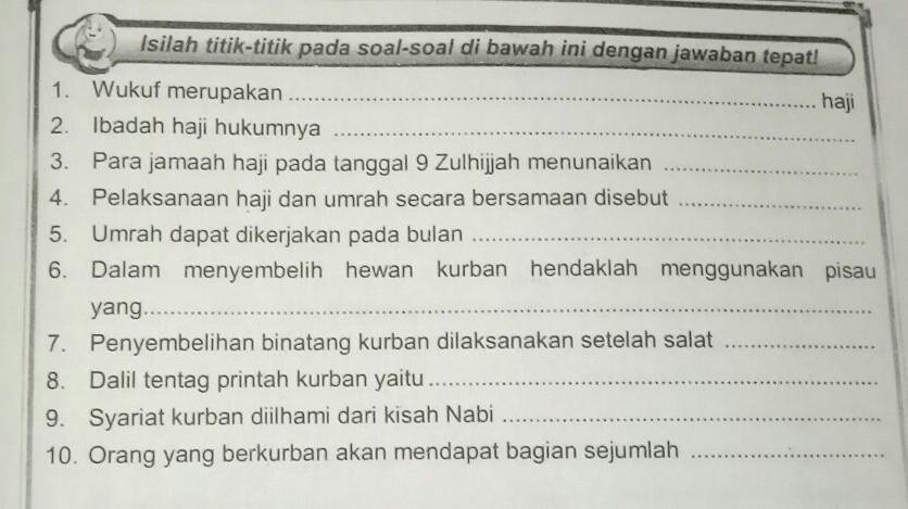 Soal Pilihan Ganda Tentang Qurban Dan Aqiqah Dan Jawabannya Riset