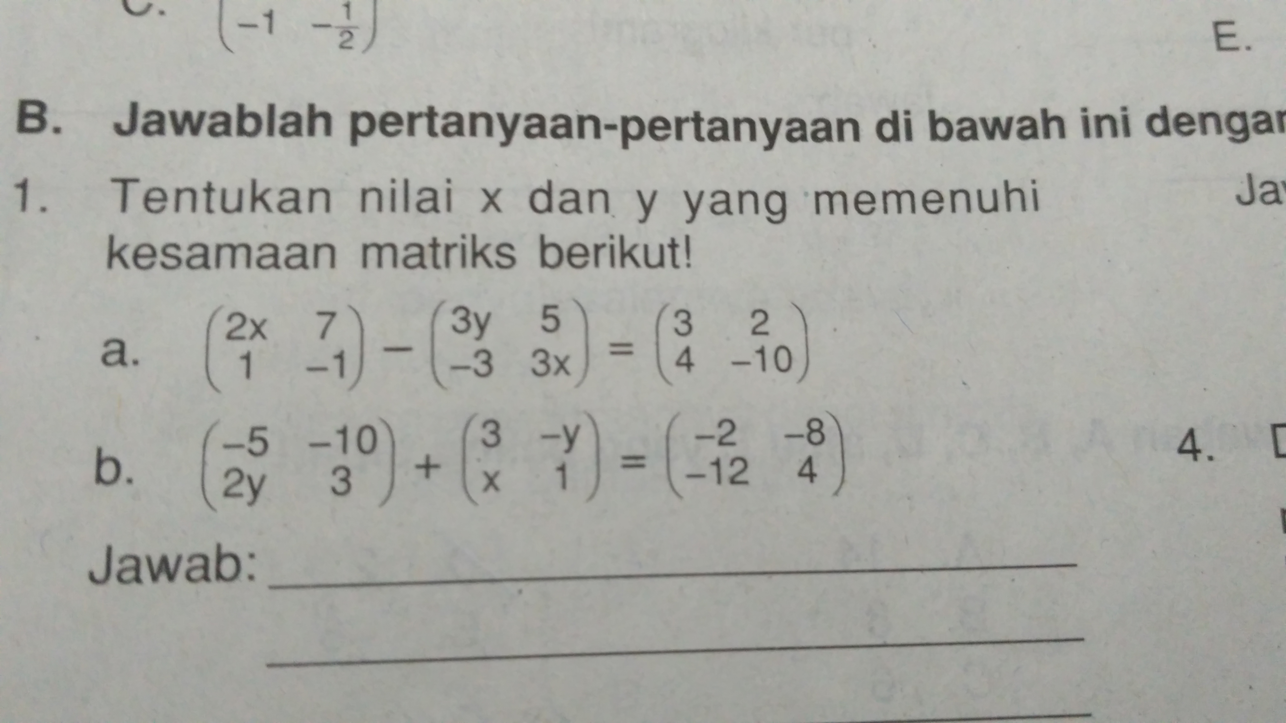 Temukan Nilai X Pada Persamaan Matematika Dibawah Ini Sondil