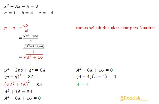 Soal Dan Pembahasan Fungsi Kuadrat Meteor