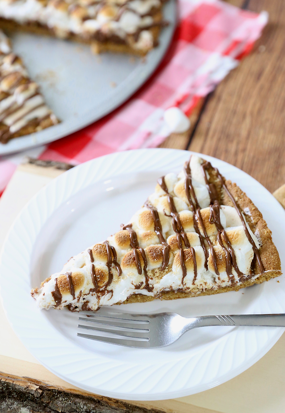 Smores Pizza Recipe With Graham Cracker Cookie Crust