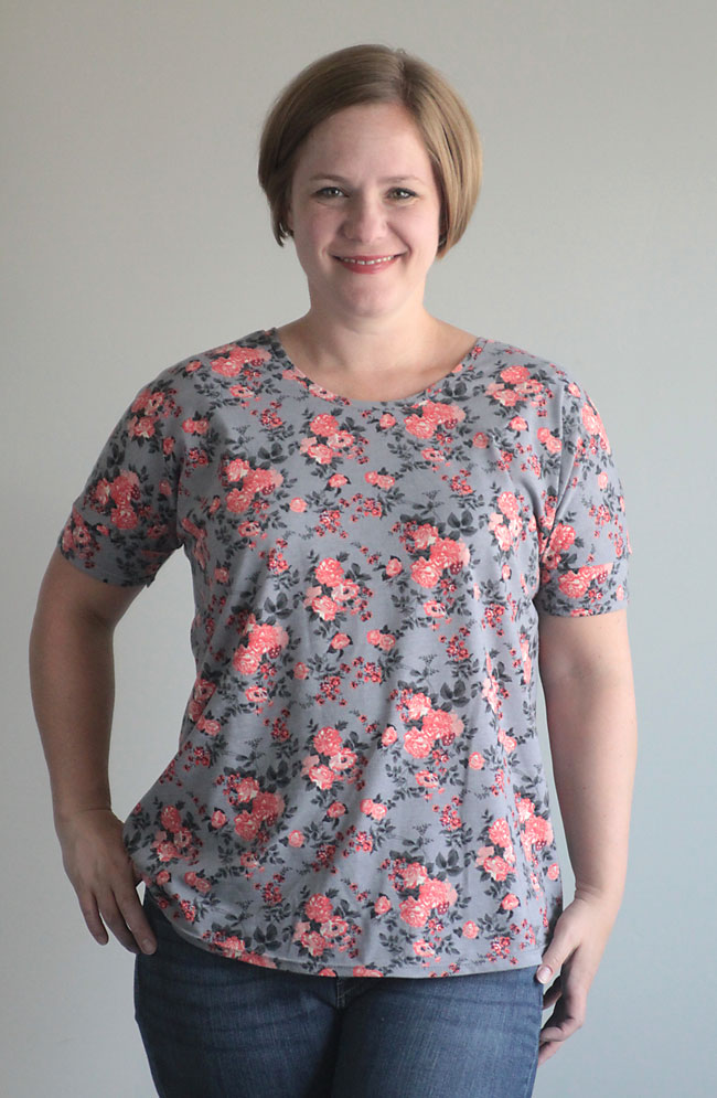 The Breezy Tee Free Womens Sewing Pattern In Size L Its Always Autumn