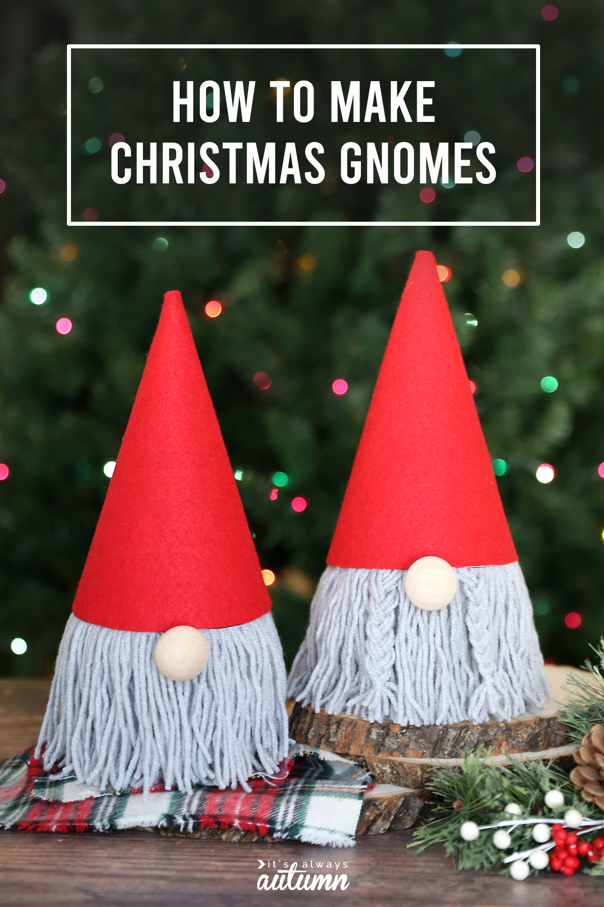 How To Make An Adorable Christmas Gnome From A Tp Roll Its Always