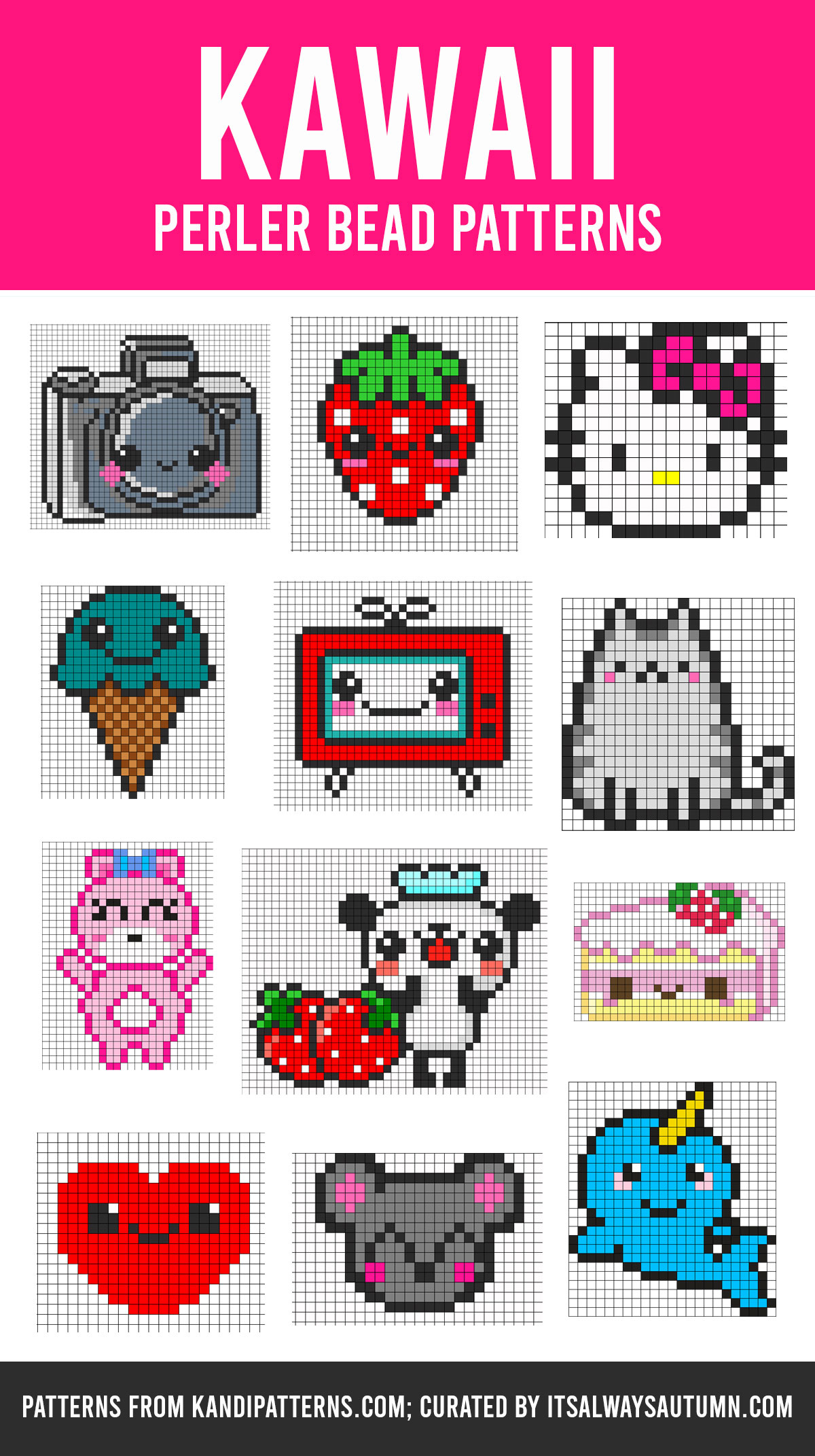 Printable Perler Bead Patterns Customize And Print