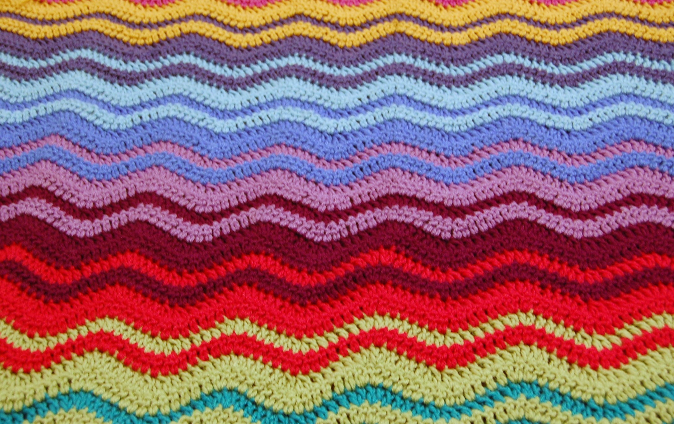 Crochet Ripple Blanket Pattern