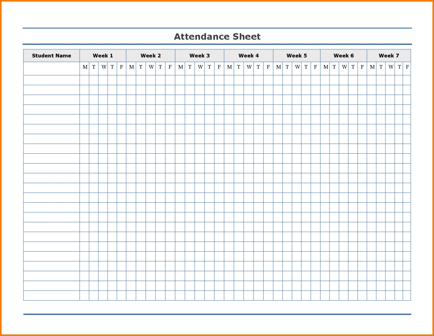 Free Employee Attendance Calendar 2023