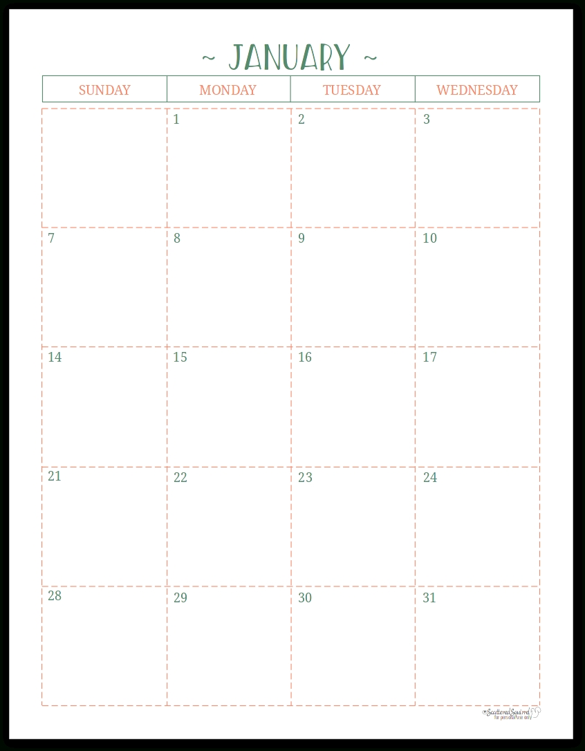 Free Printable Calendar Year At A Glance Web The 2024 Printable