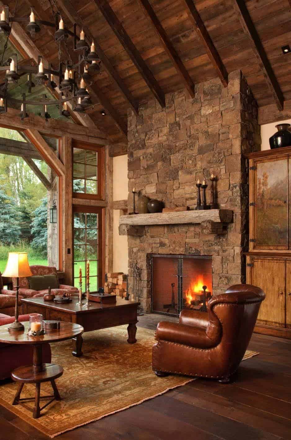 44 Ultra Cozy Fireplaces For Winter Hibernation