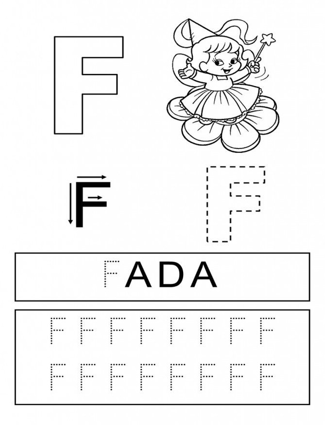 60 Atividades Com A Letra F Para Imprimir Alfabetização