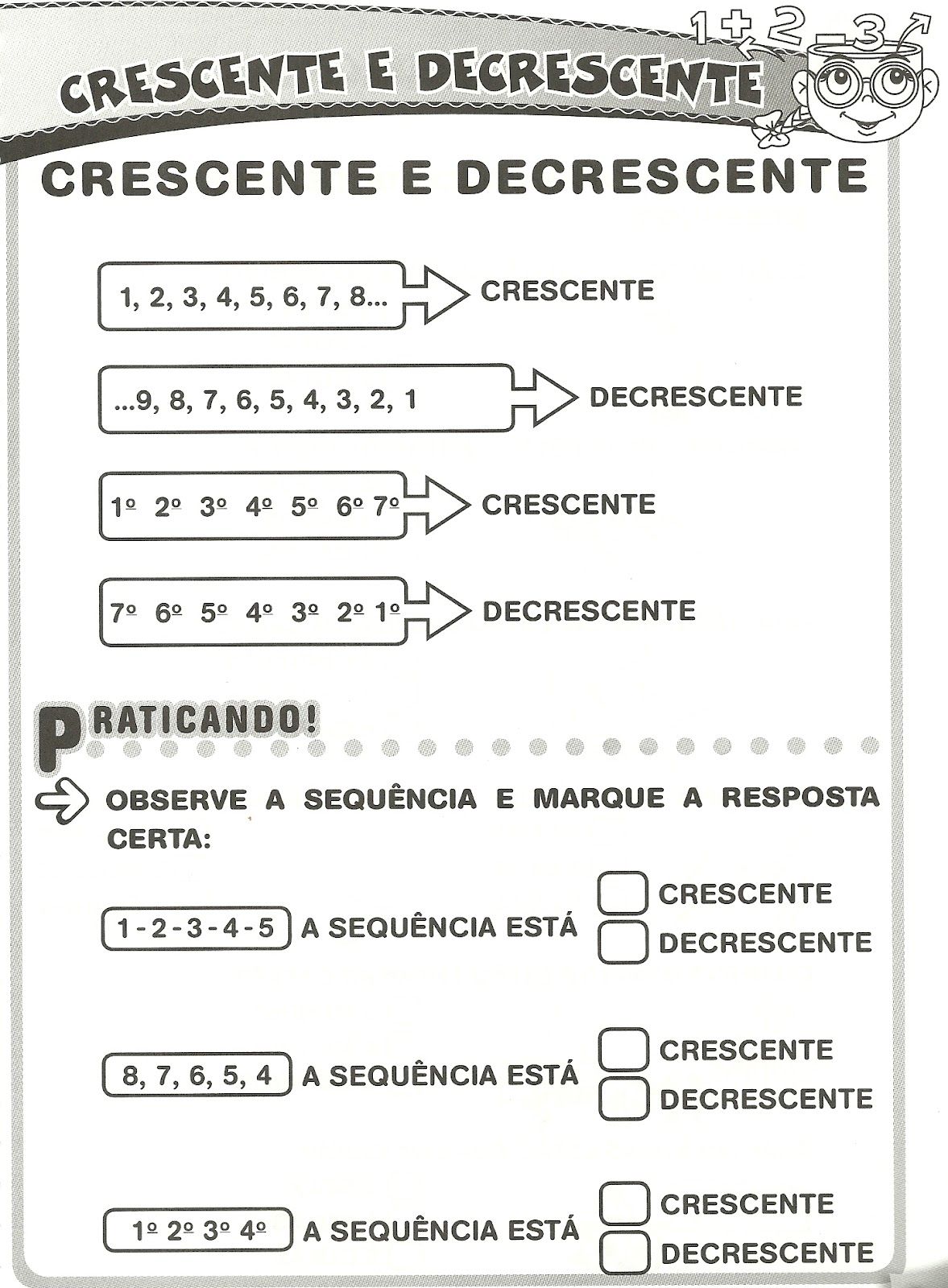 40 Atividades Ordem Crescente E Decrescente Para Imprimir Online