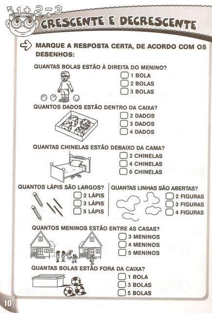 40 Atividades Ordem Crescente E Decrescente Para Imprimir Online