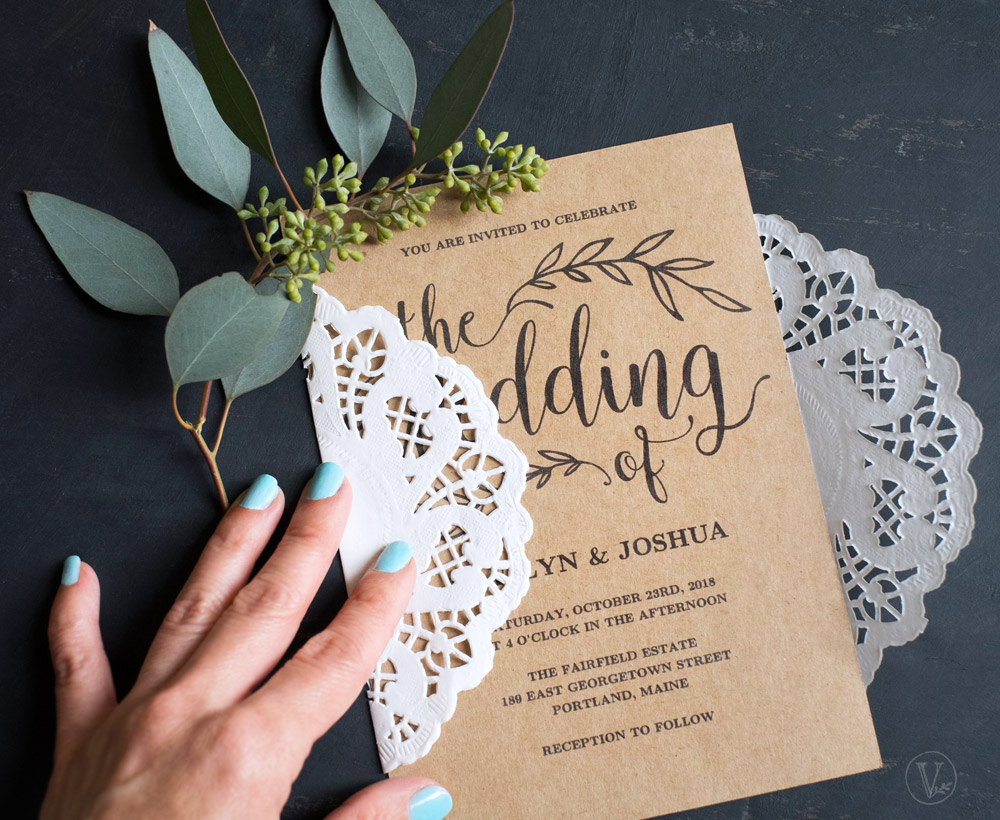 5 Tips When It Comes To Diy Wedding Invitations Including The Oldest