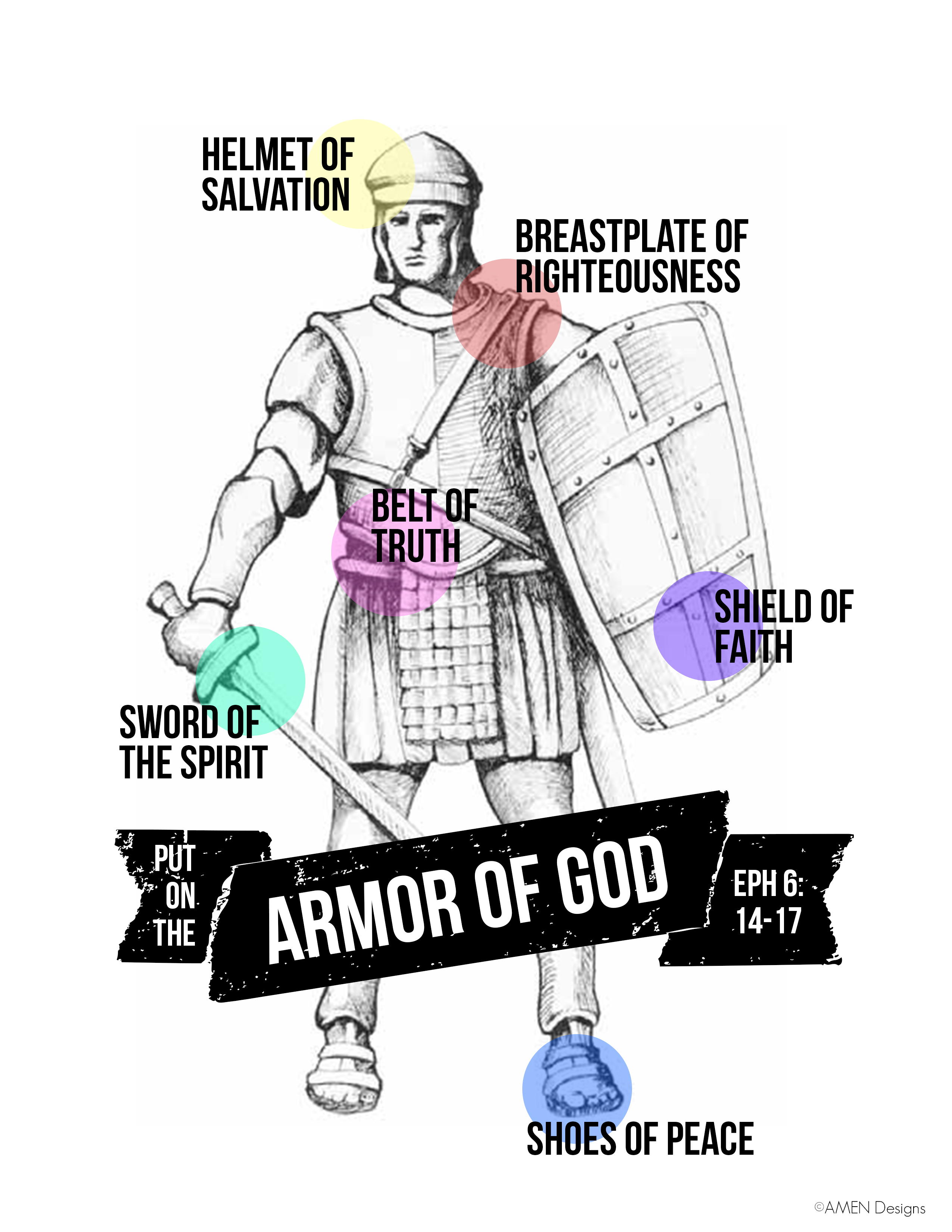 Free Printable Armor Of God Printables Printable Templates Wonderland