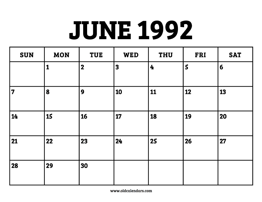 June 2922 Calendar Printable Word Searches