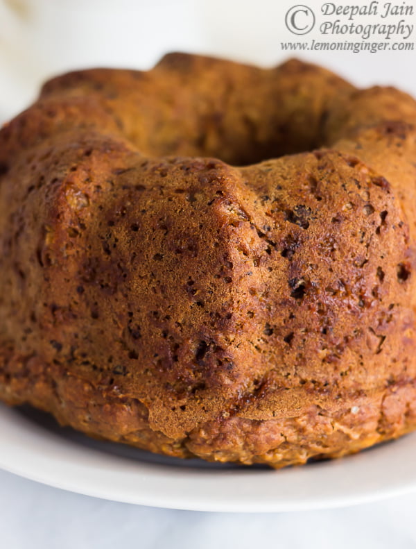 Eggless Whole Wheat Carrot And Orange Zest Bundt Cake — Lemon In Ginger