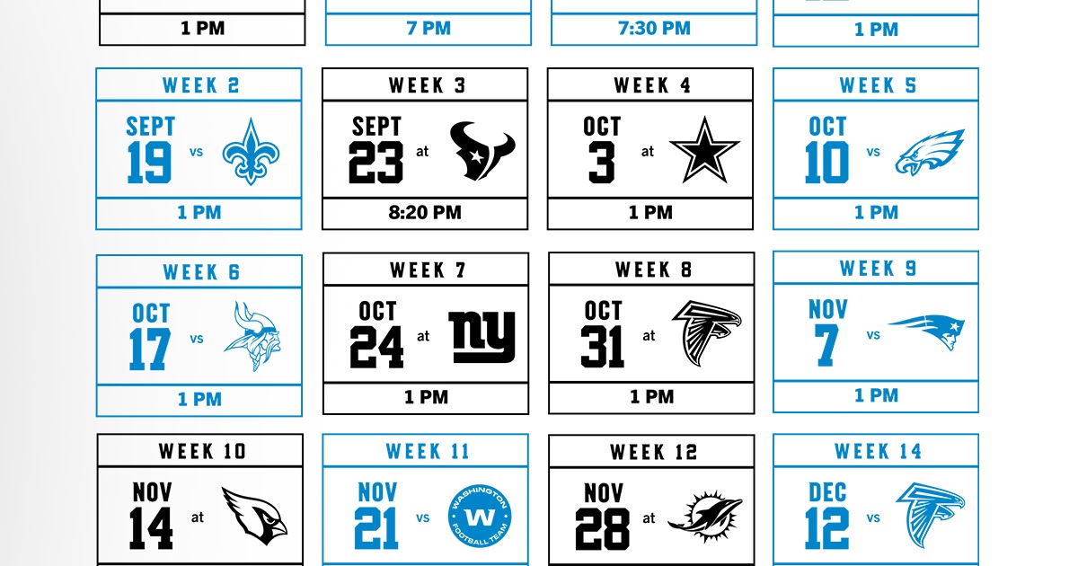 Printable Panthers Schedule 2023 Printable Word Searches