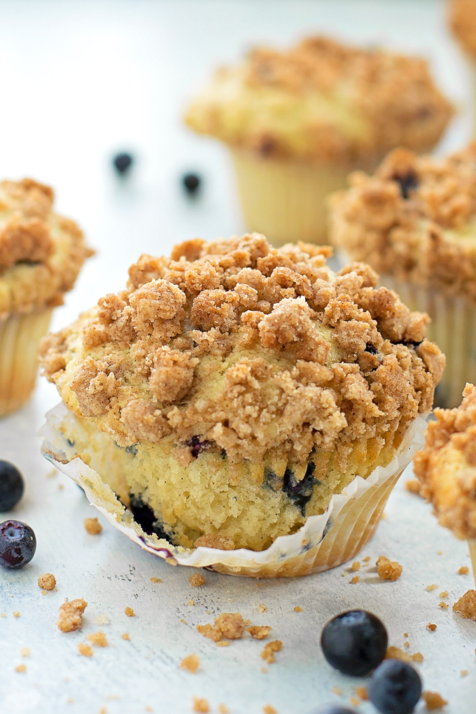 Blueberry Crumble Muffins Recipe Life Made Simple