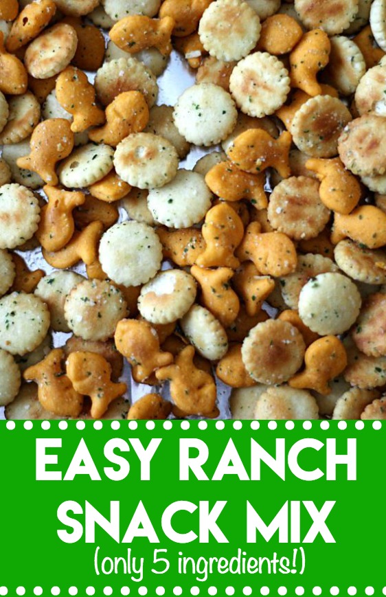 Easy Ranch Snack Mix Just 5 Ingredients And A Few Minutes