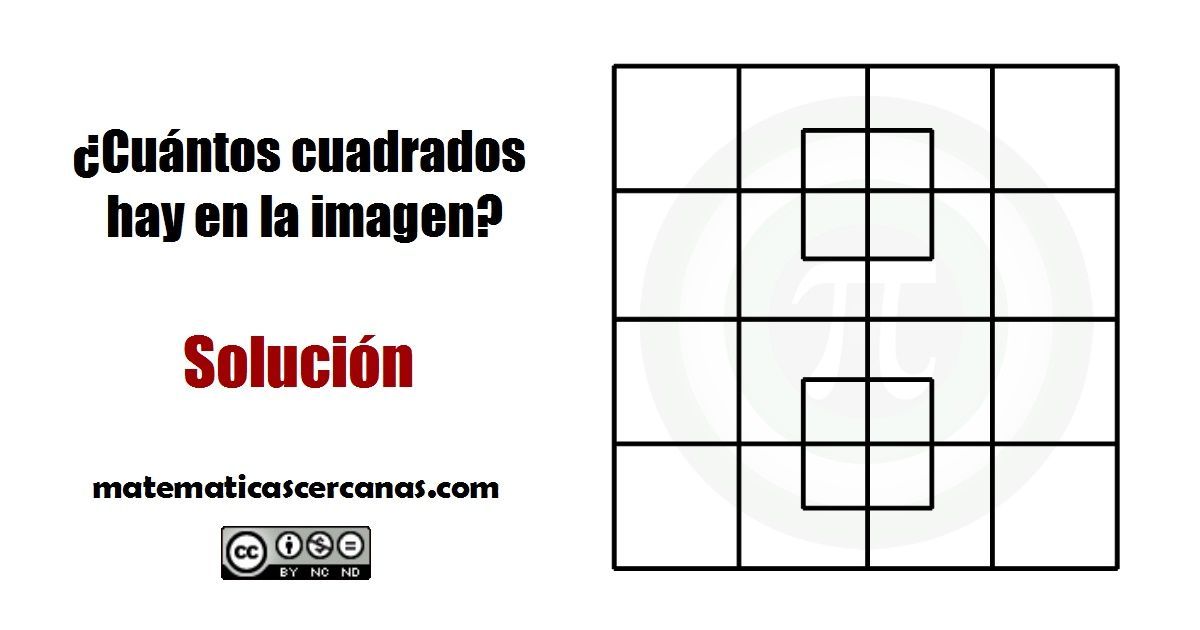 Solucion ¿cuántos Cuadrados Hay Dibujados En La Imagen