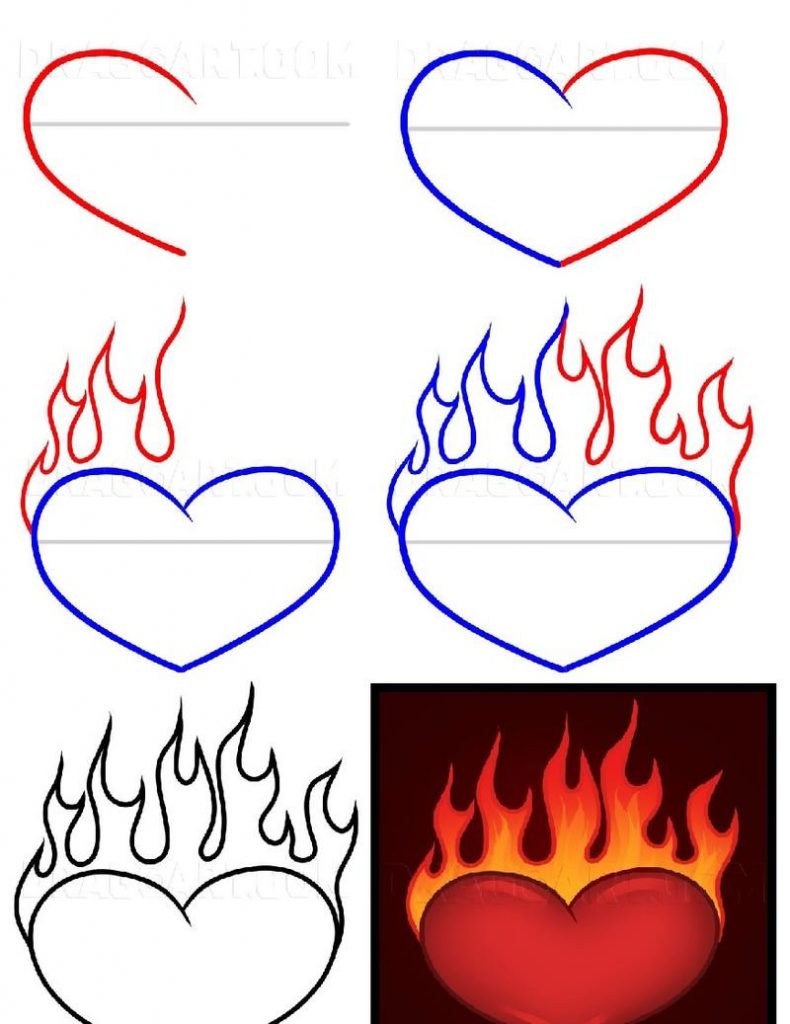 Corazones Rotos Para Dibujar A Lapiz Faciles Paso A Paso Demaxde