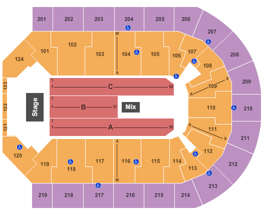 Denny Sanford Seating Chart Sportcarima