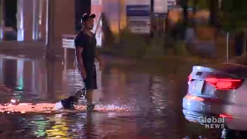 Dramatic Images Show Aftermath Of Heavy Rain Flash Flooding In Toronto