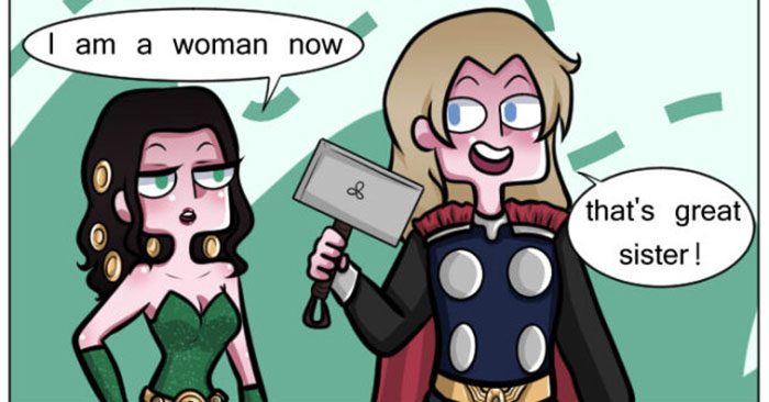 This Genderfluid Loki Comic Is Pretty Much Canon Media Chomp