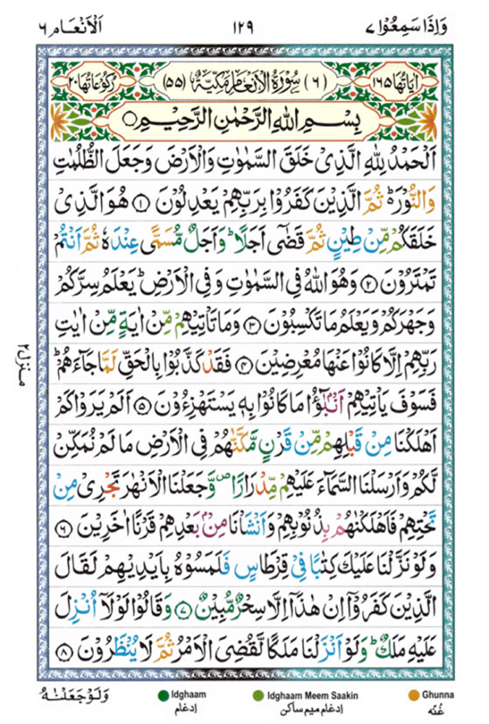 Surah Al Anam Meri Web