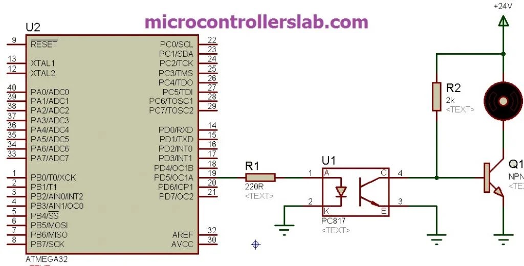 Pc817 Optocoupler Circuit Diagram