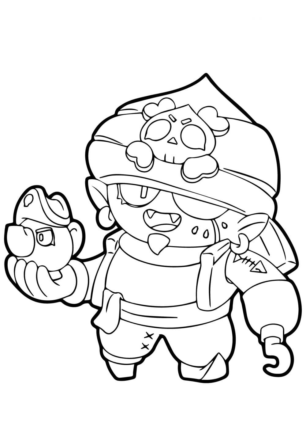 Coloring Edgar Brawl Stars Da Colorare