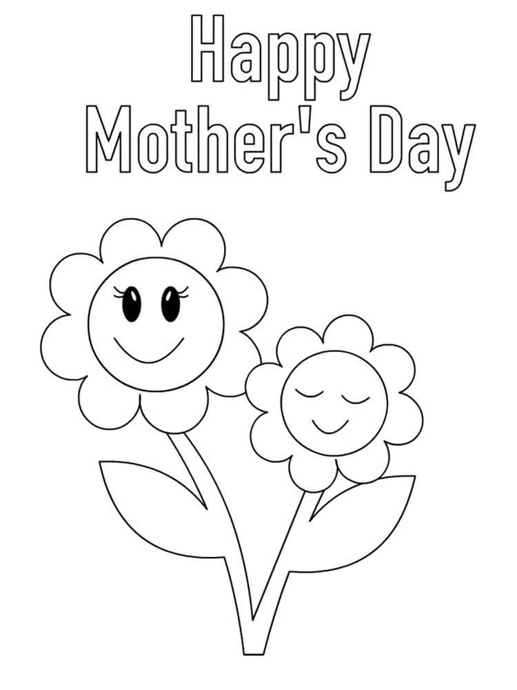 Free Printable Mothers Day Cards Coloring Pages Mothers Day Is Around