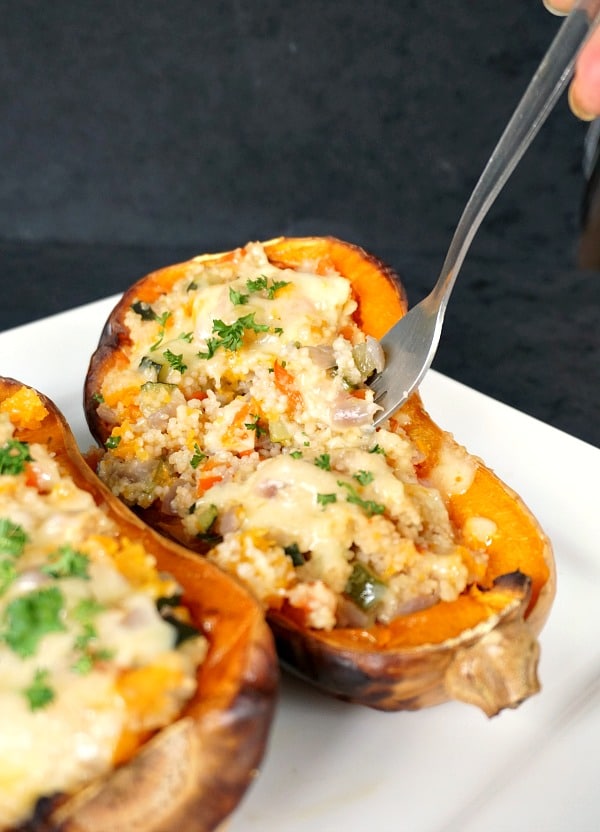 Stuffed Butternut Squash With Veggie Couscous My Gorgeous Recipes