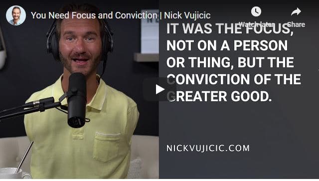 Pastor Nick Vujicic Message You Need Focus And Conviction Naijapage