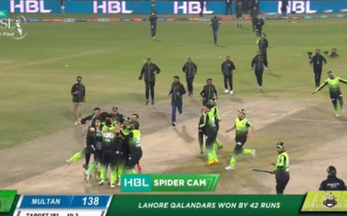 Psl 2022 Shaheen Afridis Lahore Qalandars Became Champions For The