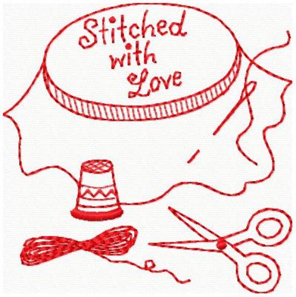 8 Simply Adorable Redwork Patterns Needle Work