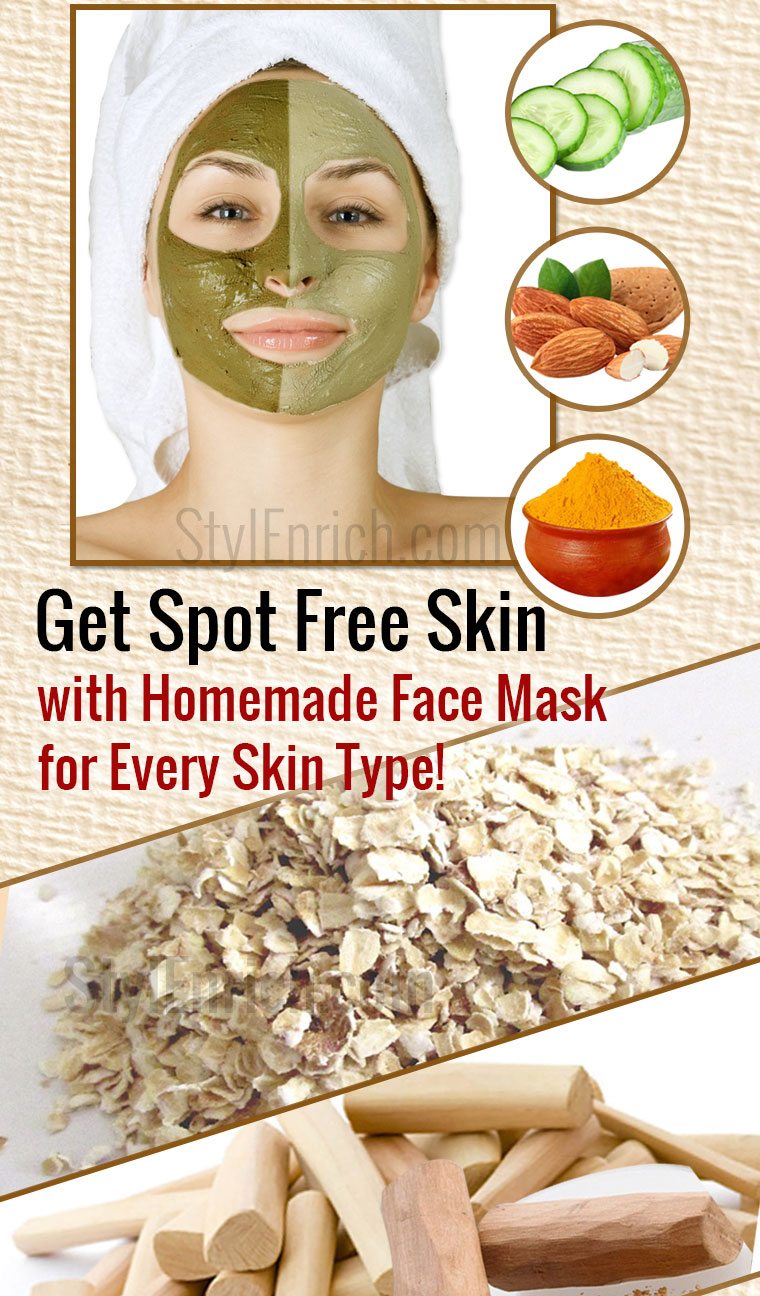 Homemade Face Masks For Spot Free And Glowing Skin