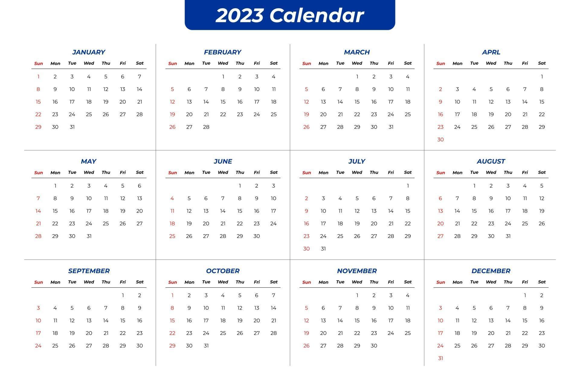 Calendario Annuale 2023 Da Stampare Get Latest News 2023 Update