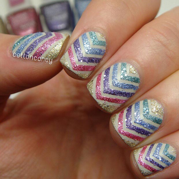 Glitter Nail Designs For Short Nails Let Your Fingertips Shine In 2023