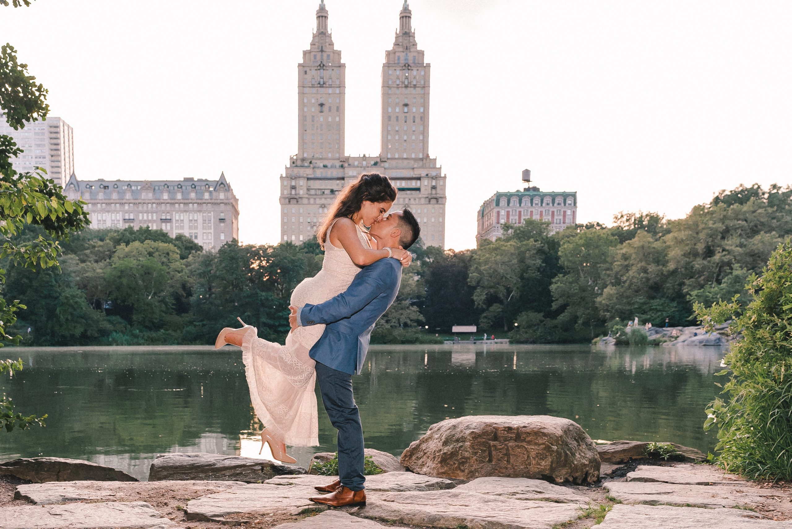 Central Park Engagement Photos