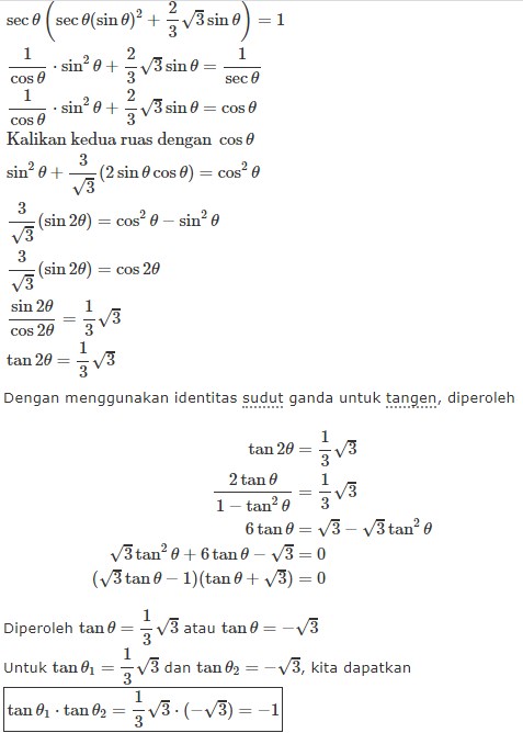 Kumpulan Soal Trigonometri Kelas 11 Sinau