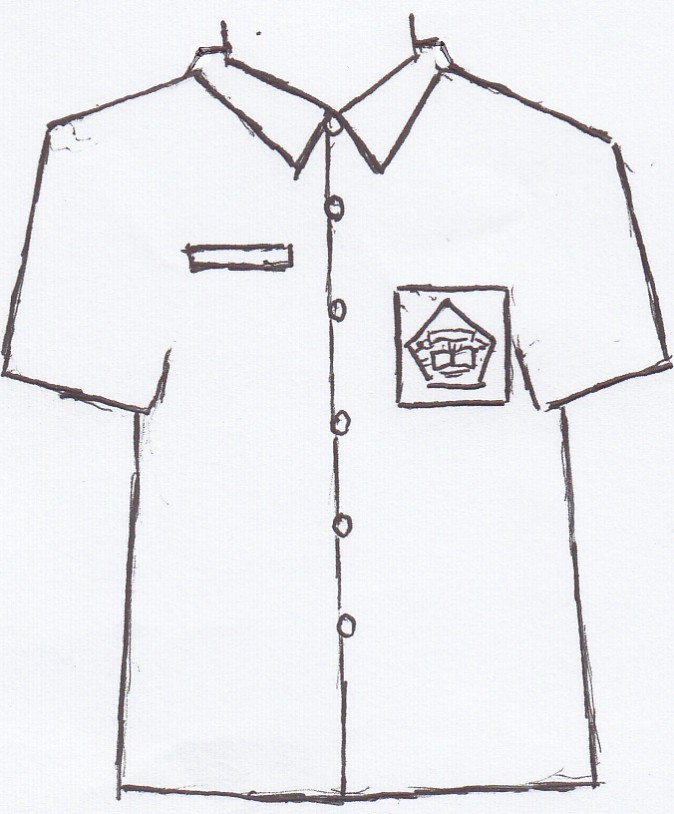 Mewarnai Gambar Baju Seragam Sekolah