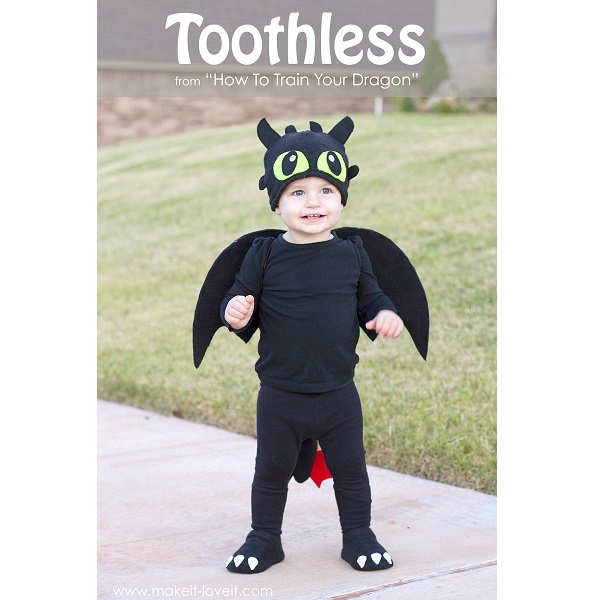 Tutorial Toothless Dragon Costume Sewing