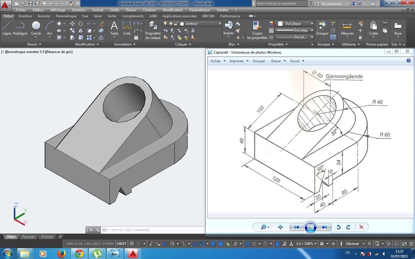 Cara Gambar 3d Dengan Autocad Markas3d