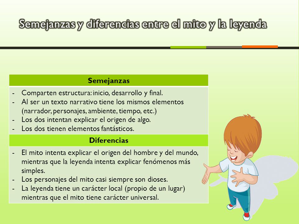 Diferencias Entre Mito Leyenda Y Cuento El Pensante M